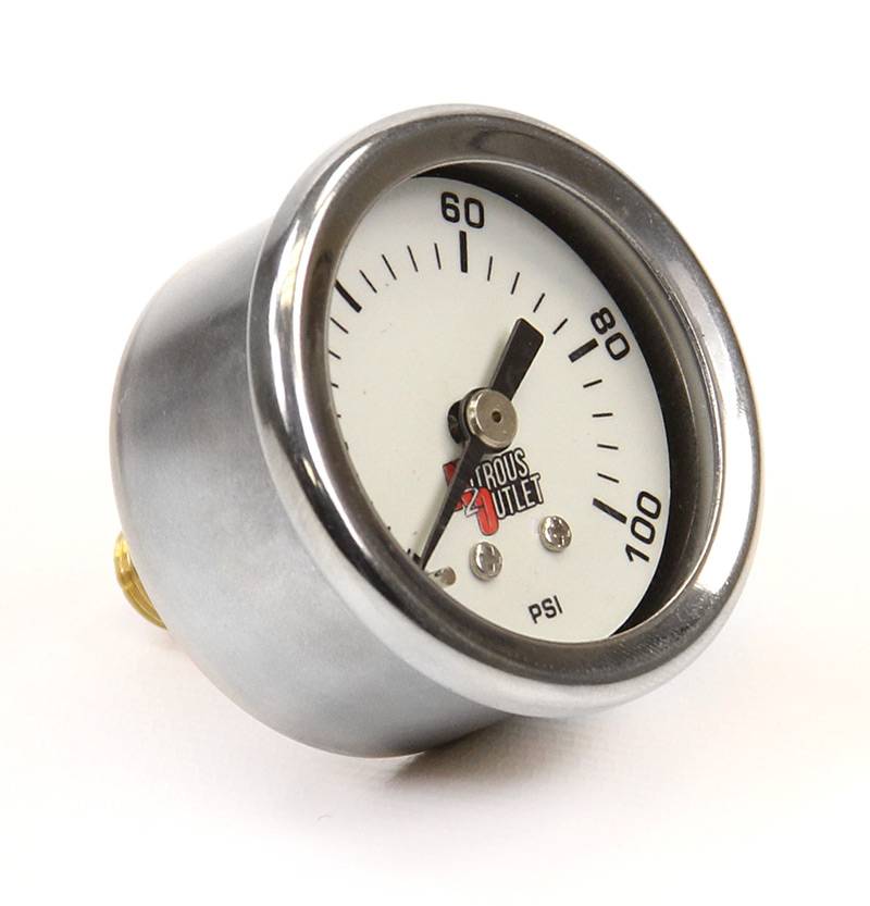 Nitrous Outlet Digital Fuel Pressure Gauge 0-100 psi 1 4" NPT Thread ...