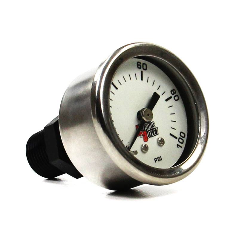 Nitrous Outlet Digital Fuel Pressure Gauge 0-100 psi 1 4" NPT Thread ...