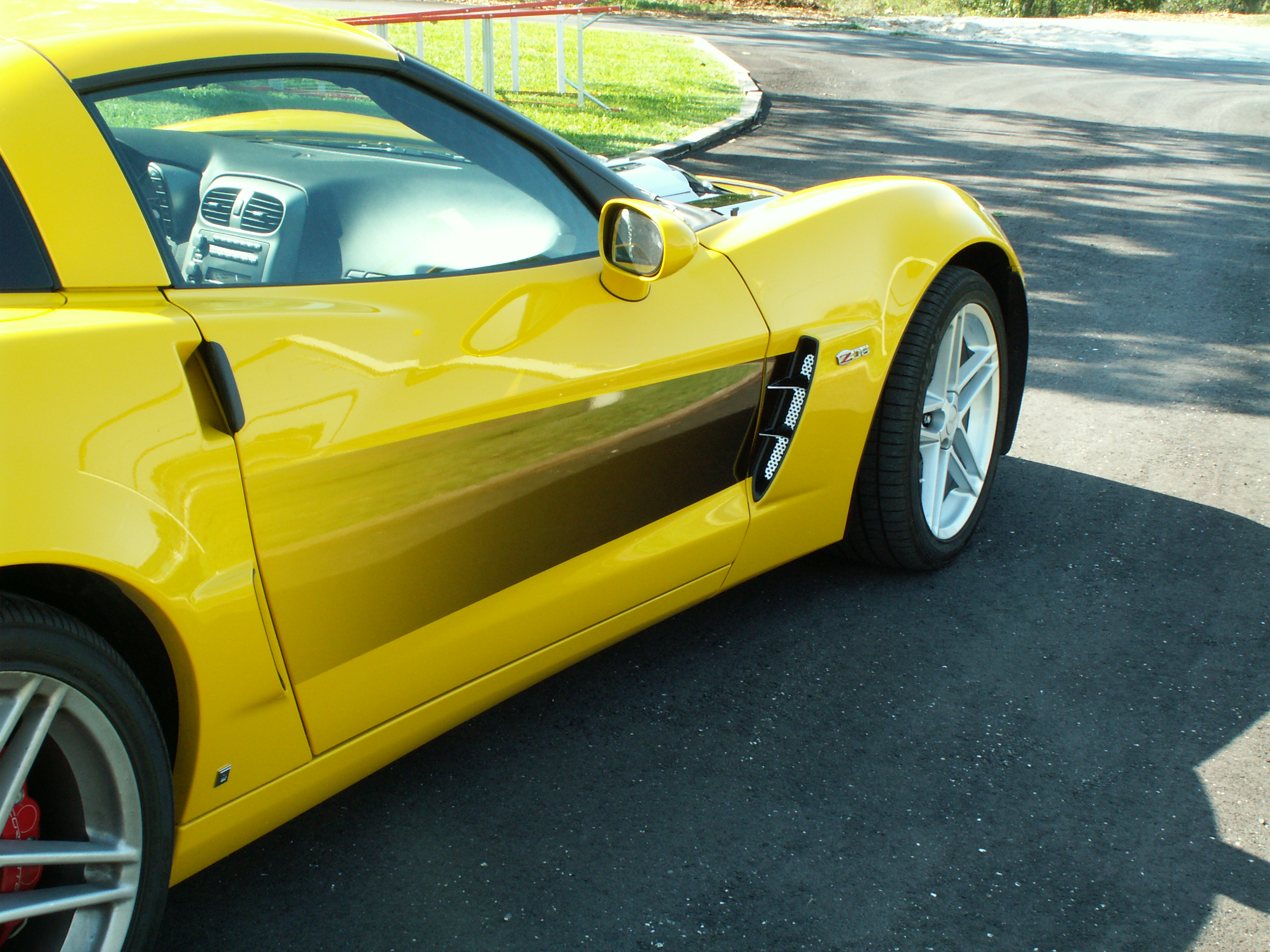 2005-2013 C6 Corvette, Side Graphic Sport Fade, Stainless Steel