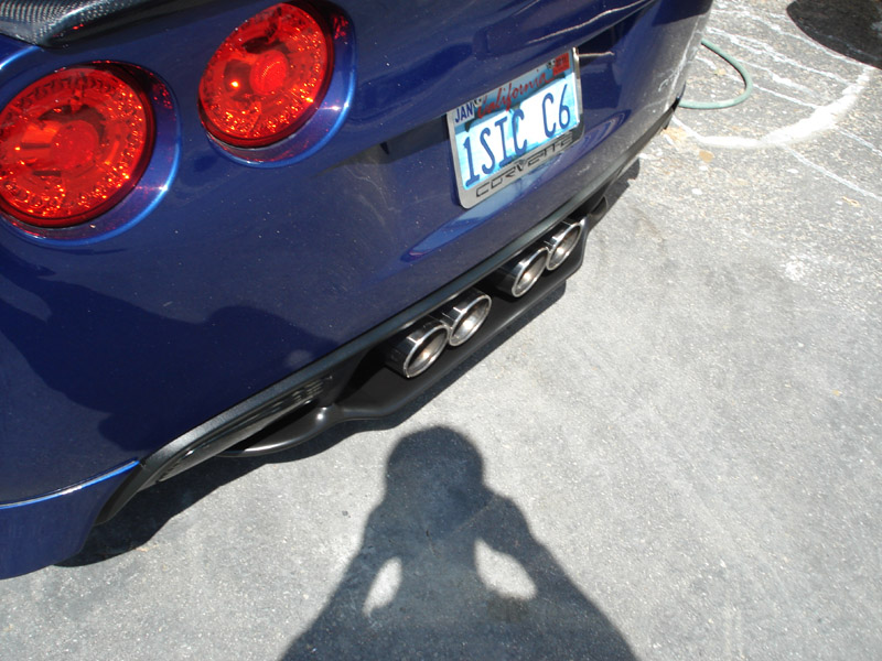 C6 Corvette Fiberglass Rear Diffuser Spoiler