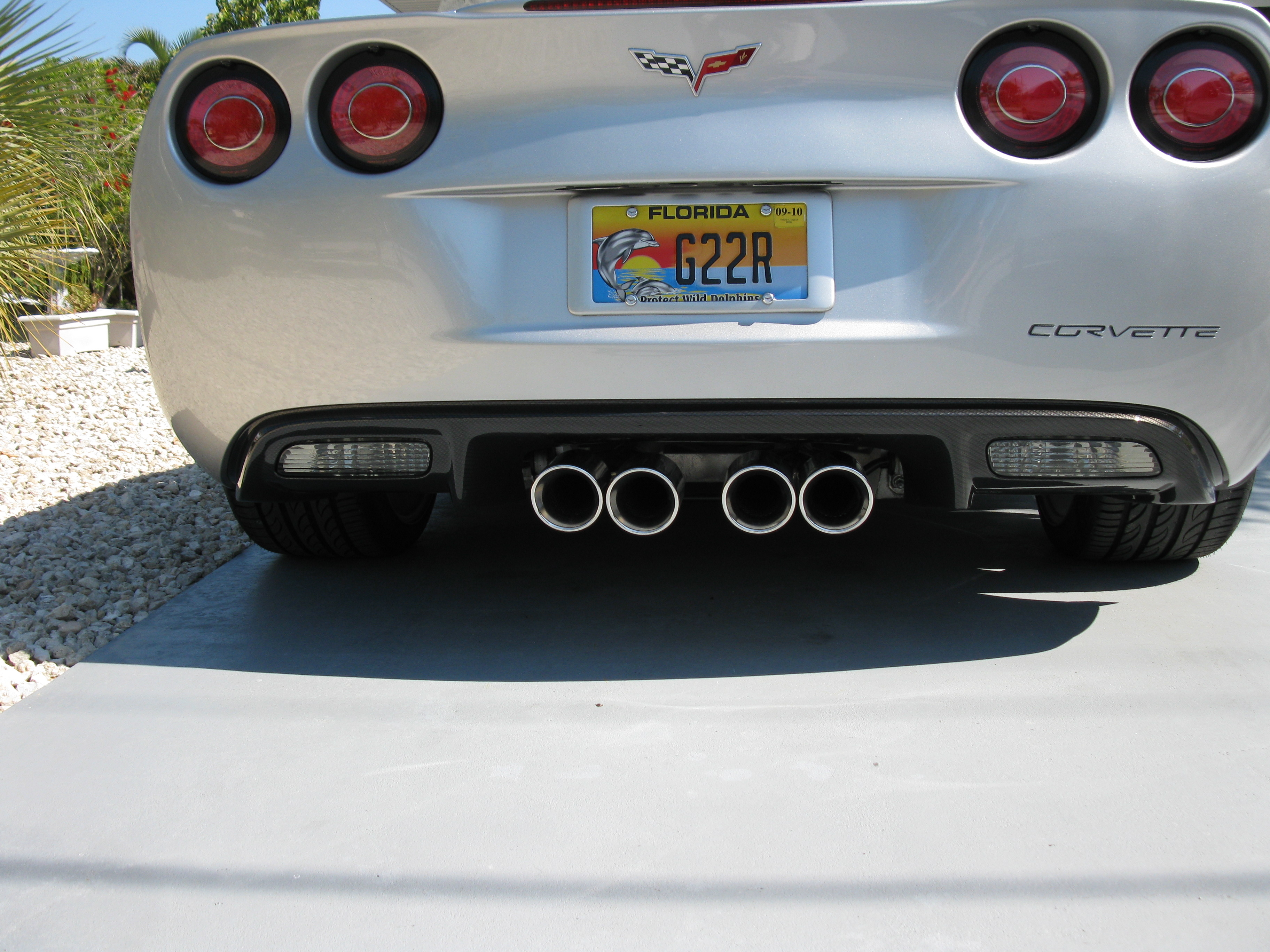 C6 Corvette Hydrocarbon Rear Exhaust Diffuser 05-up C6 / Grand Sport / Z06