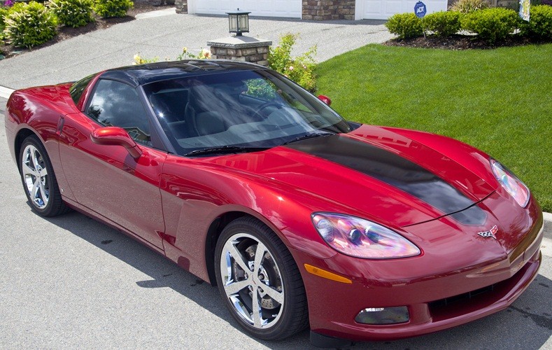 C6 & Z06 Corvette Hood Stripe Racing Stripes ME 1
